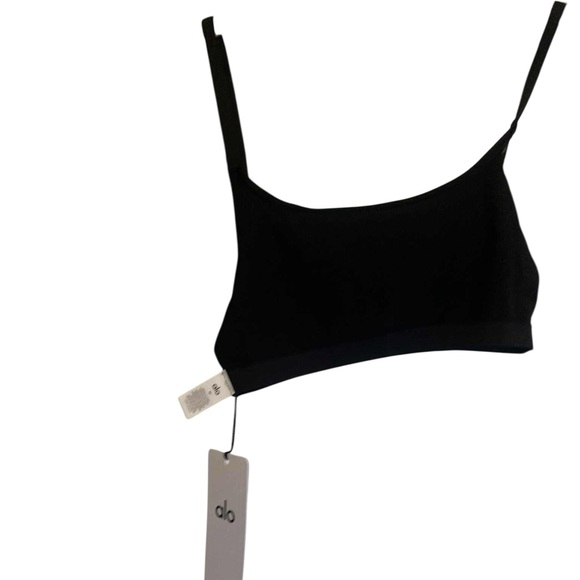 ALO Yoga | Intimates & Sleepwear | Nwt Alo Yoga Sheer Glow Bra Black ...